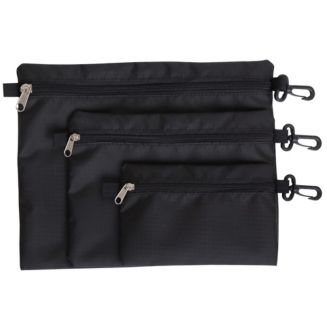 Home Basics 3 Piece Travel Pouch Set - Macy's