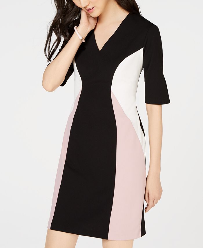 Connected Colorblocked Sheath Dress - Macy's