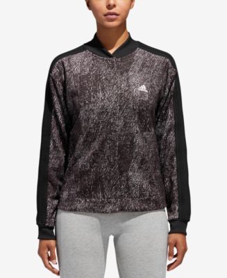 adidas Printed Bomber Jacket - Macy's