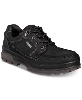 Ecco Men's Rugged Track GTX Moc Toe Waterproof Leather Oxfords - Macy's