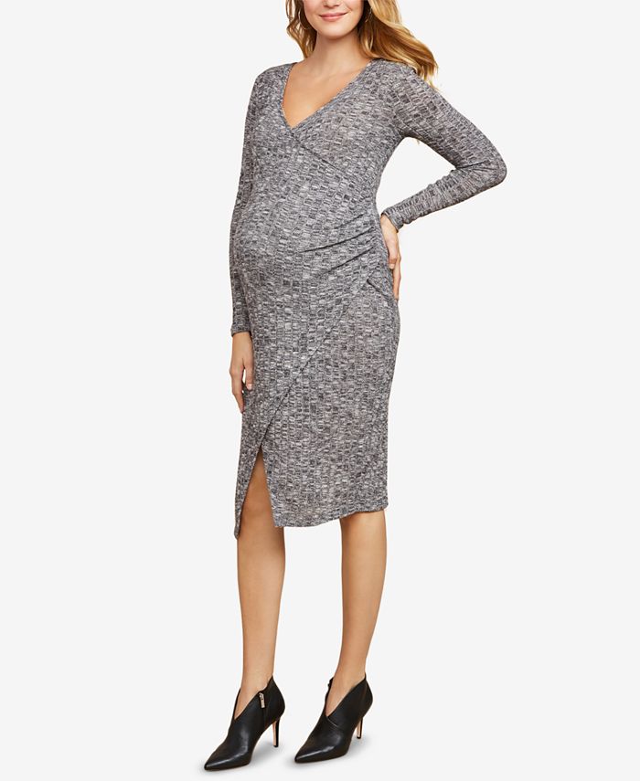 Jessica Simpson Maternity Wrap Dress - Macy's
