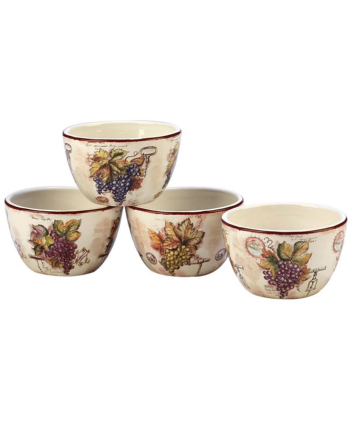 Certified International Vintners Journal 4-Pc. Tidbit Bowl & Reviews ...