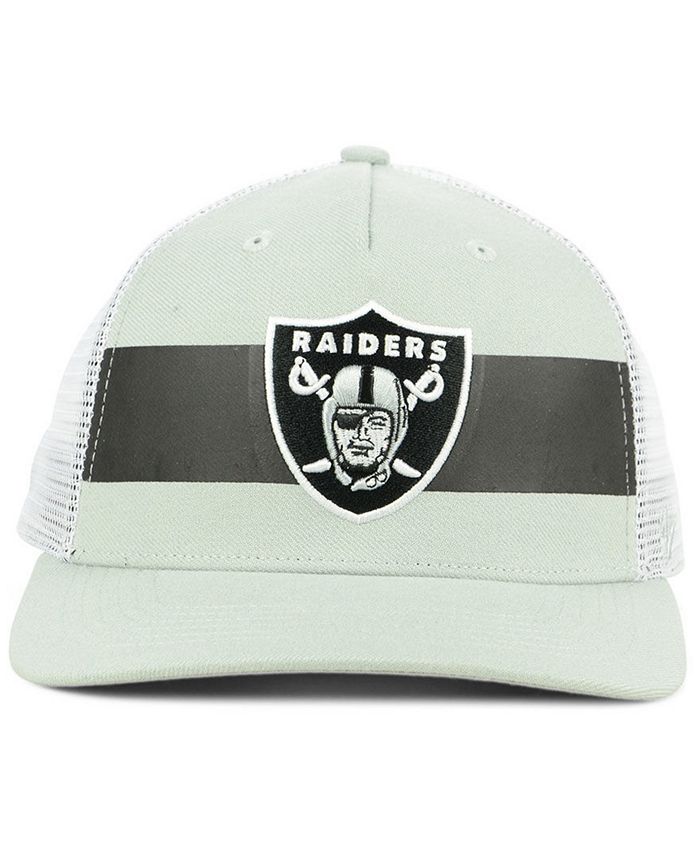 '47 Brand Oakland Raiders Team Stripe MVP Cap - Macy's