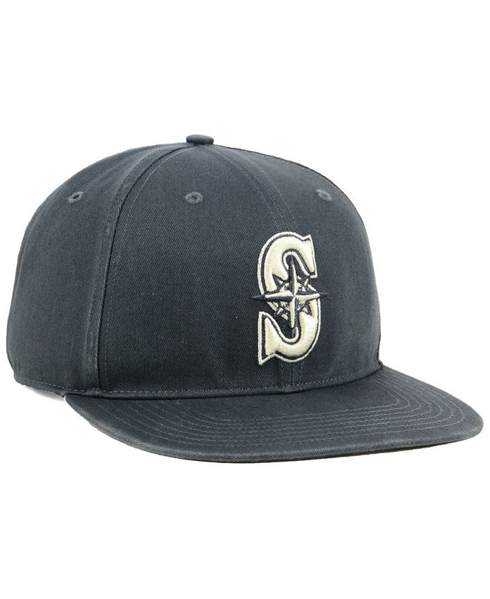 '47 Brand Seattle Mariners Garment Washed Navy Snapback Cap - Macy's