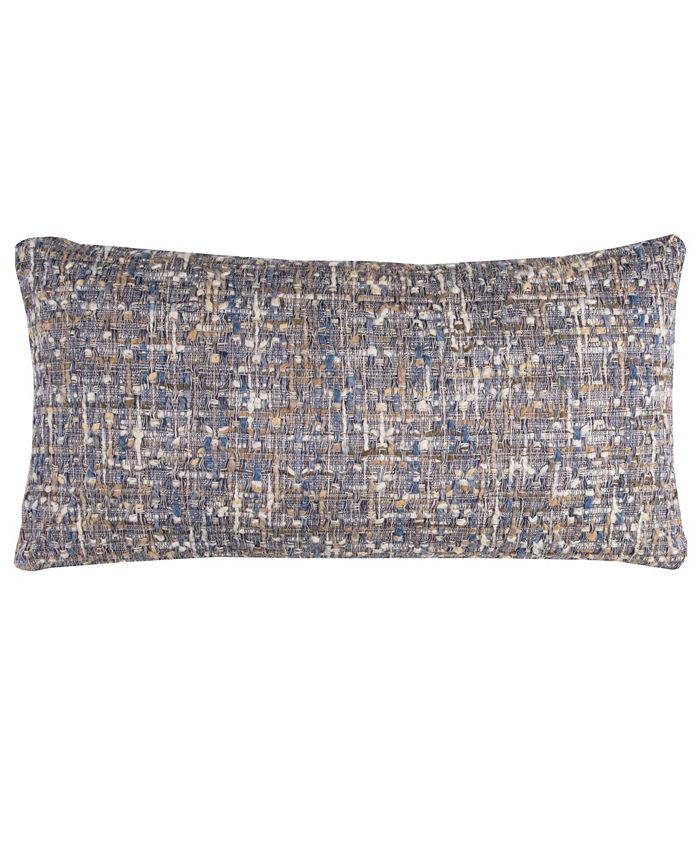 Rizzy Home Heathered Polyester Filled Decorative Pillow, 14" x 26" - Macy's