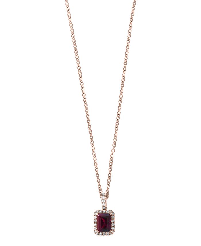 EFFY Collection EFFY® Garnet (1 5/8 ct.t.w.) and Diamond (1/4 ct.t.w ...