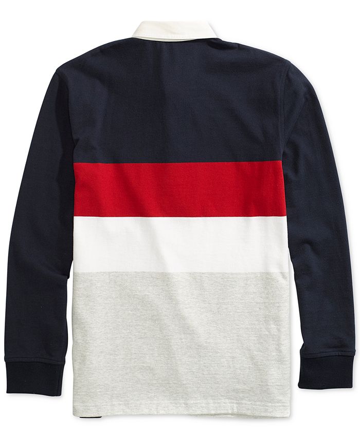 Tommy Hilfiger Men's Rugby Shirt with Magnetic Closures - Macy's