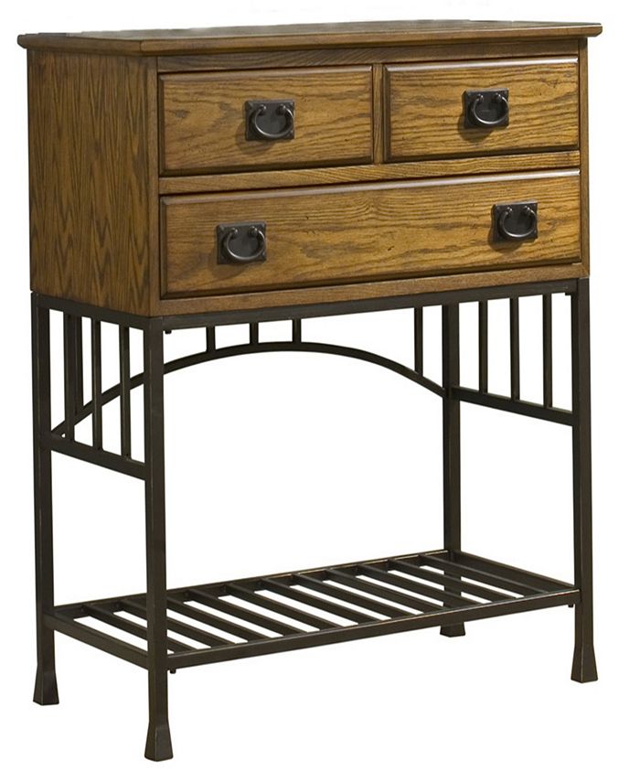 Home Styles Oak Hill Distressed Oak Server - Macy's