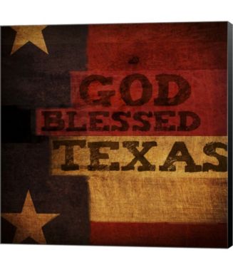Metaverse God Blessed Texas by Dallas Drotz Canvas Art - Macy's