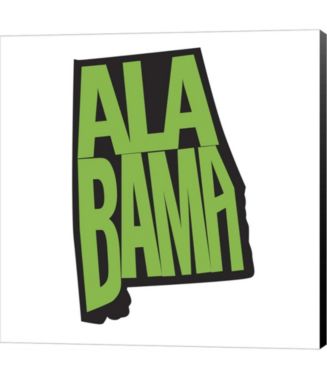 Alabama Letters by Art Licensing Studio Canvas Art - Macy's
