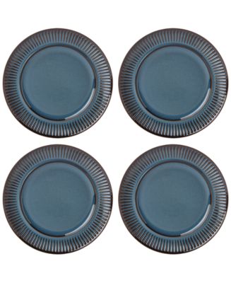 Dansk Flamestone Denim Dinner Plates, Set of 4 - Macy's