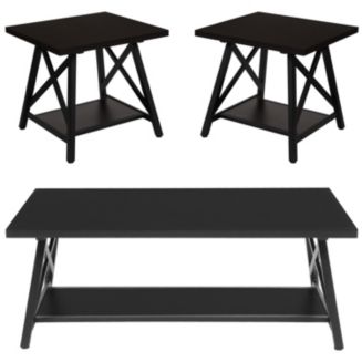 Flash Furniture Hancock Park Collection 3 Piece Coffee And End Table ...