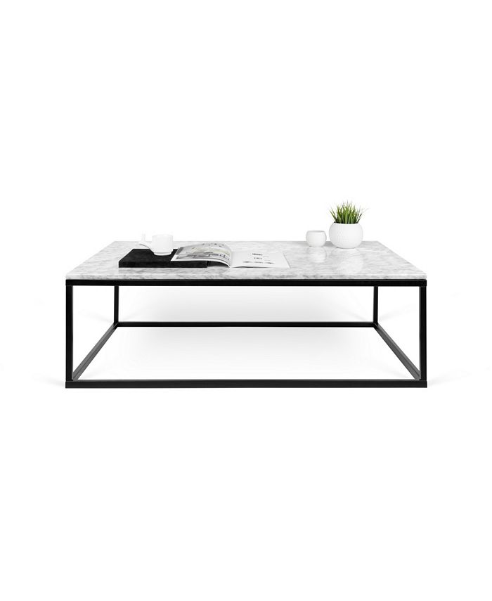 TemaHome Prairie 47X30 Marble Coffee Table - Macy's