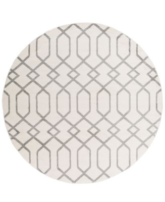 Surya Horizon HRZ-1048 Medium Gray 7'10" Round Area Rug - Macy's