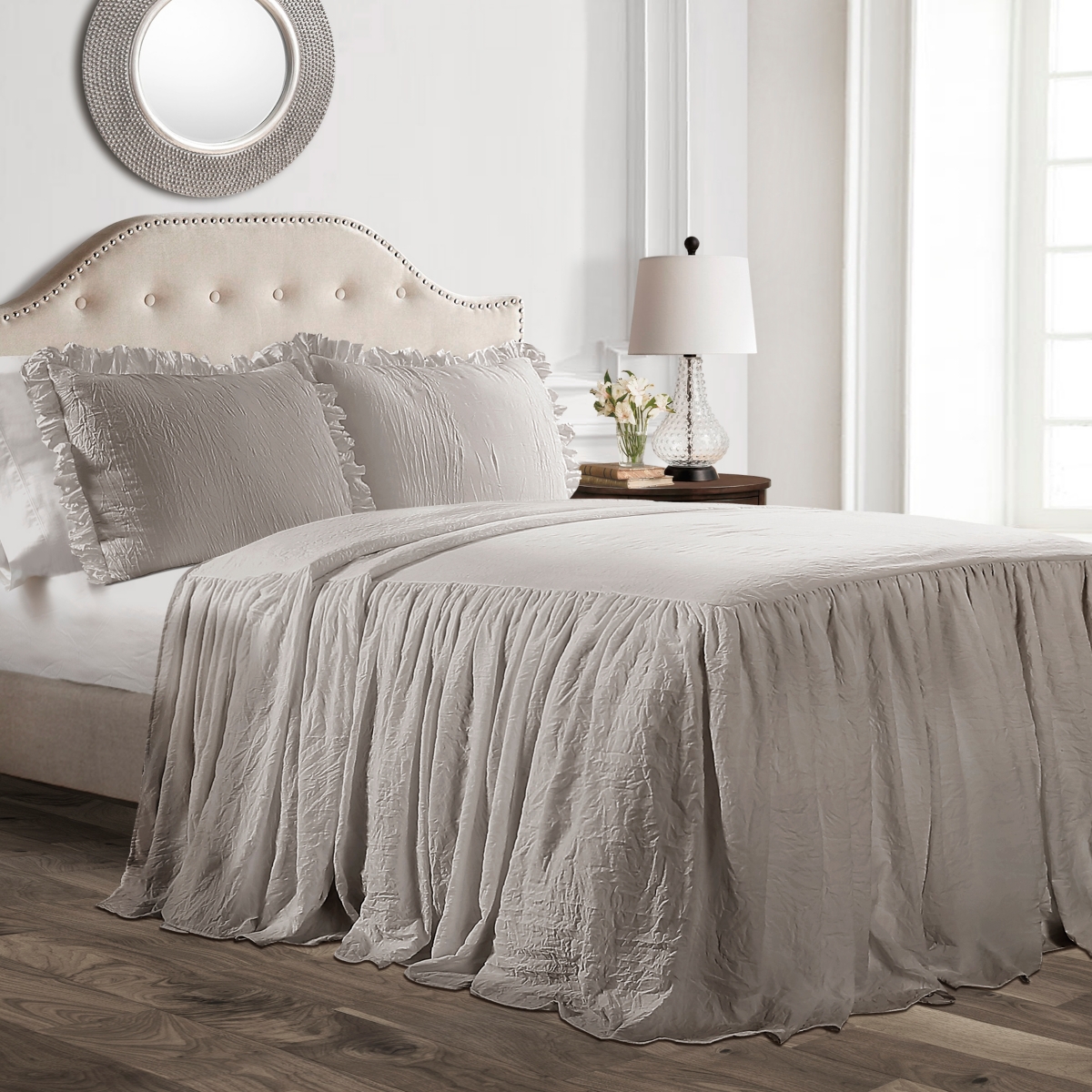 Click here for Lush Decor Ruffle Skirt 3-Pc. Bedspread Set  Queen... prices