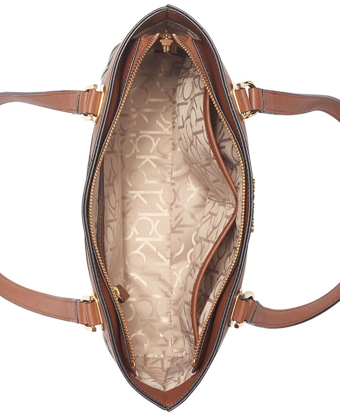 Calvin Klein Mercy Signature Tote - Macy's