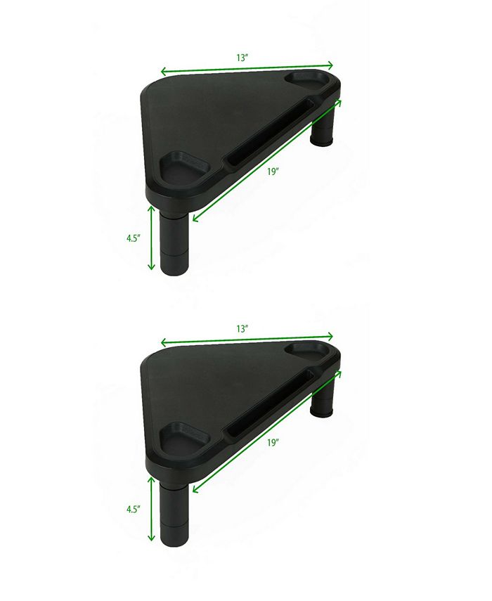 Mind Reader Monitor Stand Riser, 2 Pack, Black - Macy's