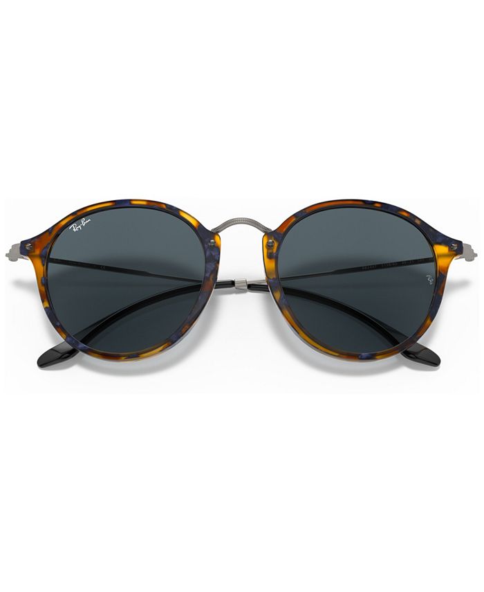 Ray-Ban Sunglasses, RB2447 ROUND FLECK - Macy's