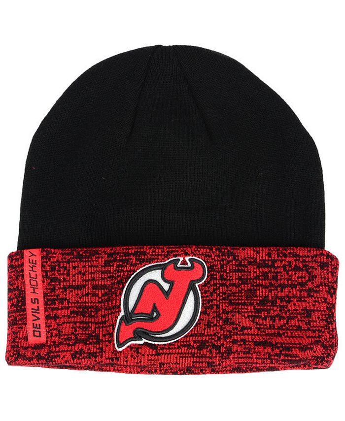 Authentic NHL Headwear New Jersey Devils Pro Rinkside Cuffed Knit Hat ...