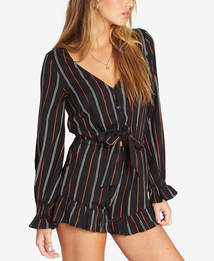 Billabong Juniors' Ruffled Romper - Macy's