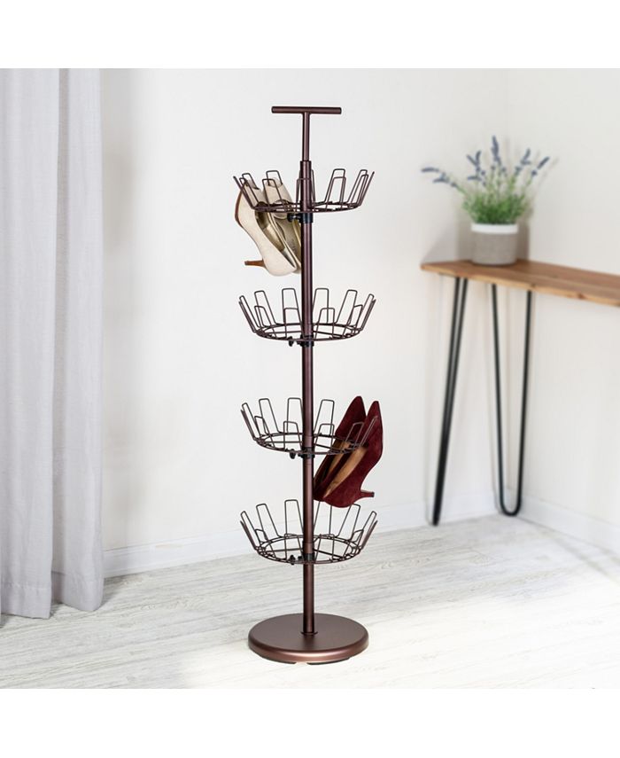 Honey Can Do 4-Tier Revolving Shoe Tree - Macy's