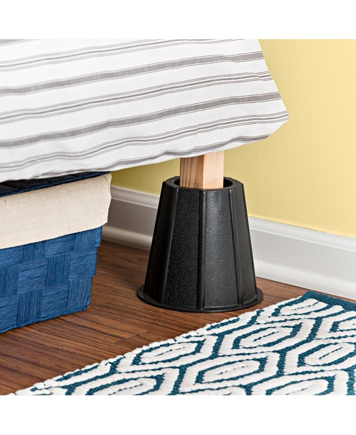 Honey Can Do 6" Round Bed Risers, Set of 4 - Macy's