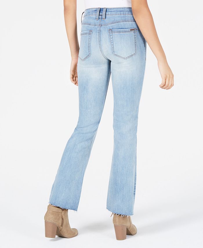 STS Blue Distressed Raw-Hem Flare Jeans - Macy's