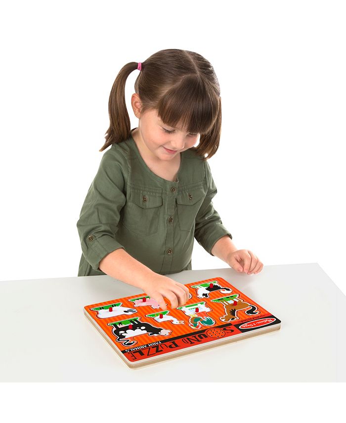 Melissa and Doug Farm Animals Sound Puzzle - Macy's
