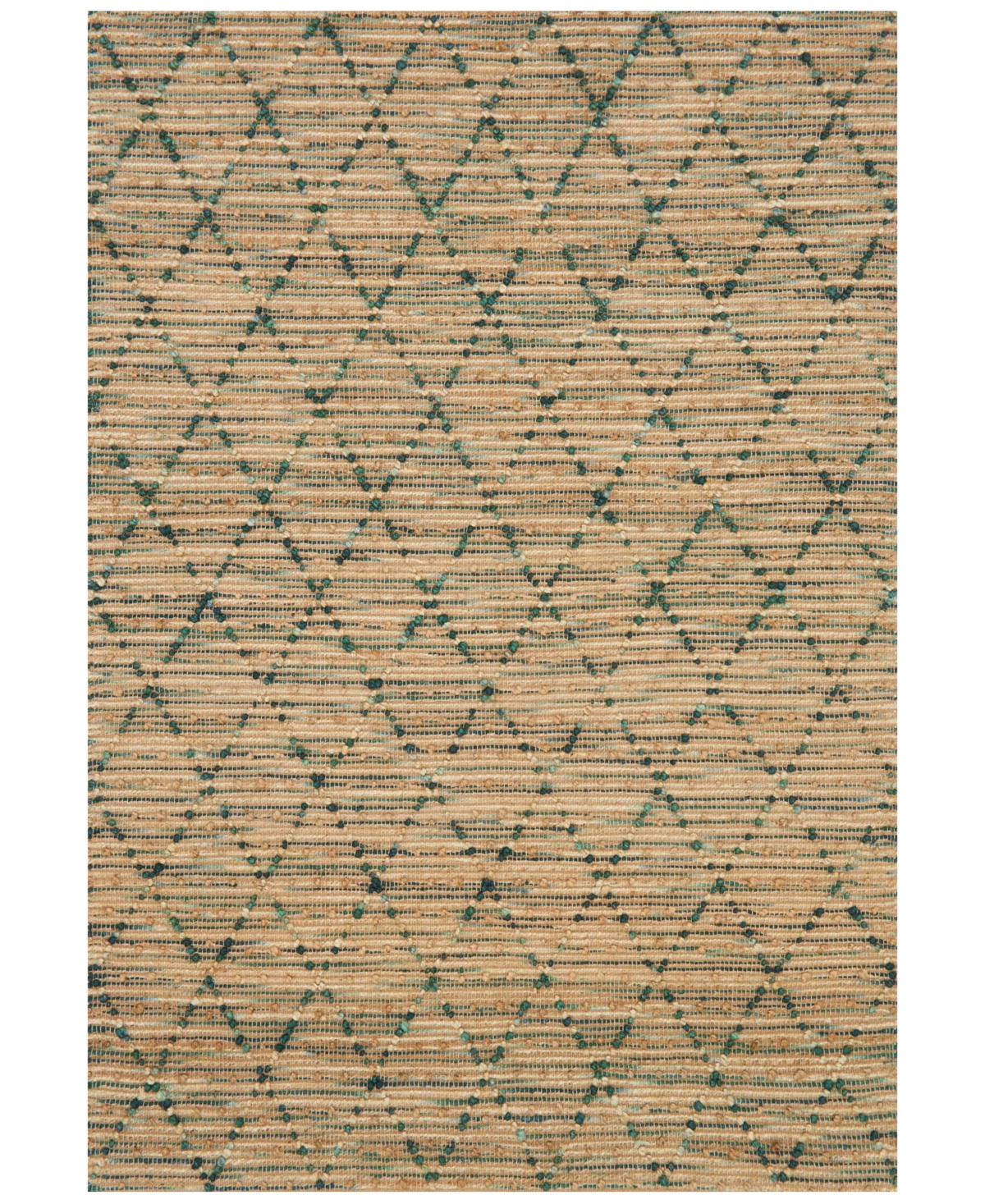 Click here for Loloi Beacon Jute Bu-03 18 Square Area Rug - Aqua prices
