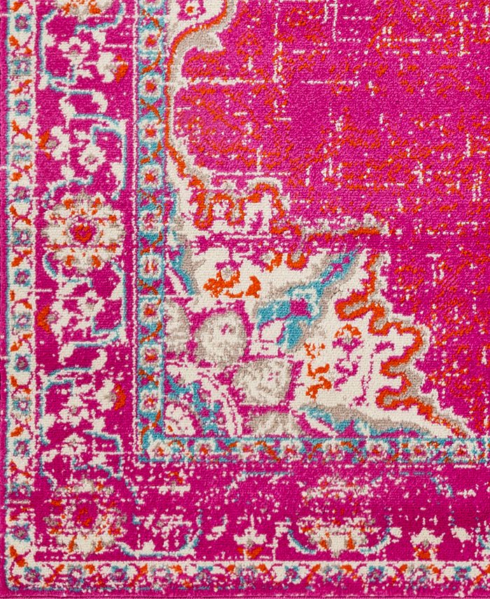 Abbie & Allie Rugs Paramount PAR-1101 Fuschia 18" Area Rug Swatch - Macy's