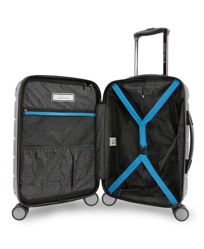 Perry Ellis Tanner 21" Spinner Luggage - Macy's