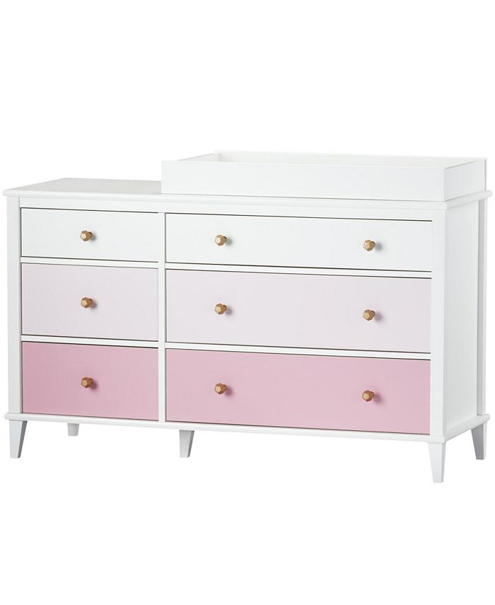 Little Seeds Monarch Hill Poppy 6-Drawer Changing Table - Macy's