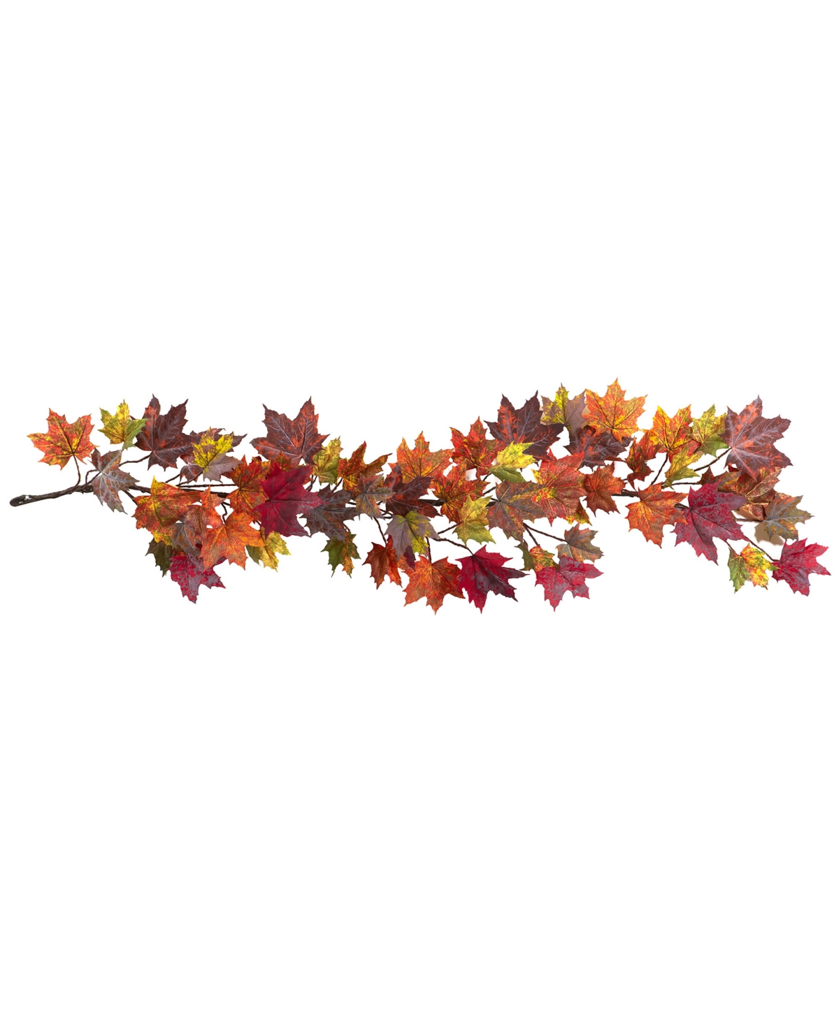 Click here for Nearly Natural 60 Maple Leaf Garland - Multi prices