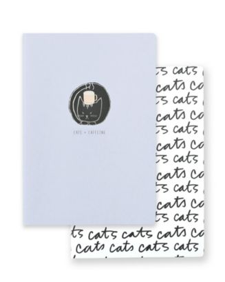 Mara-Mi Cats & Caffeine Notebook Set - Macy's
