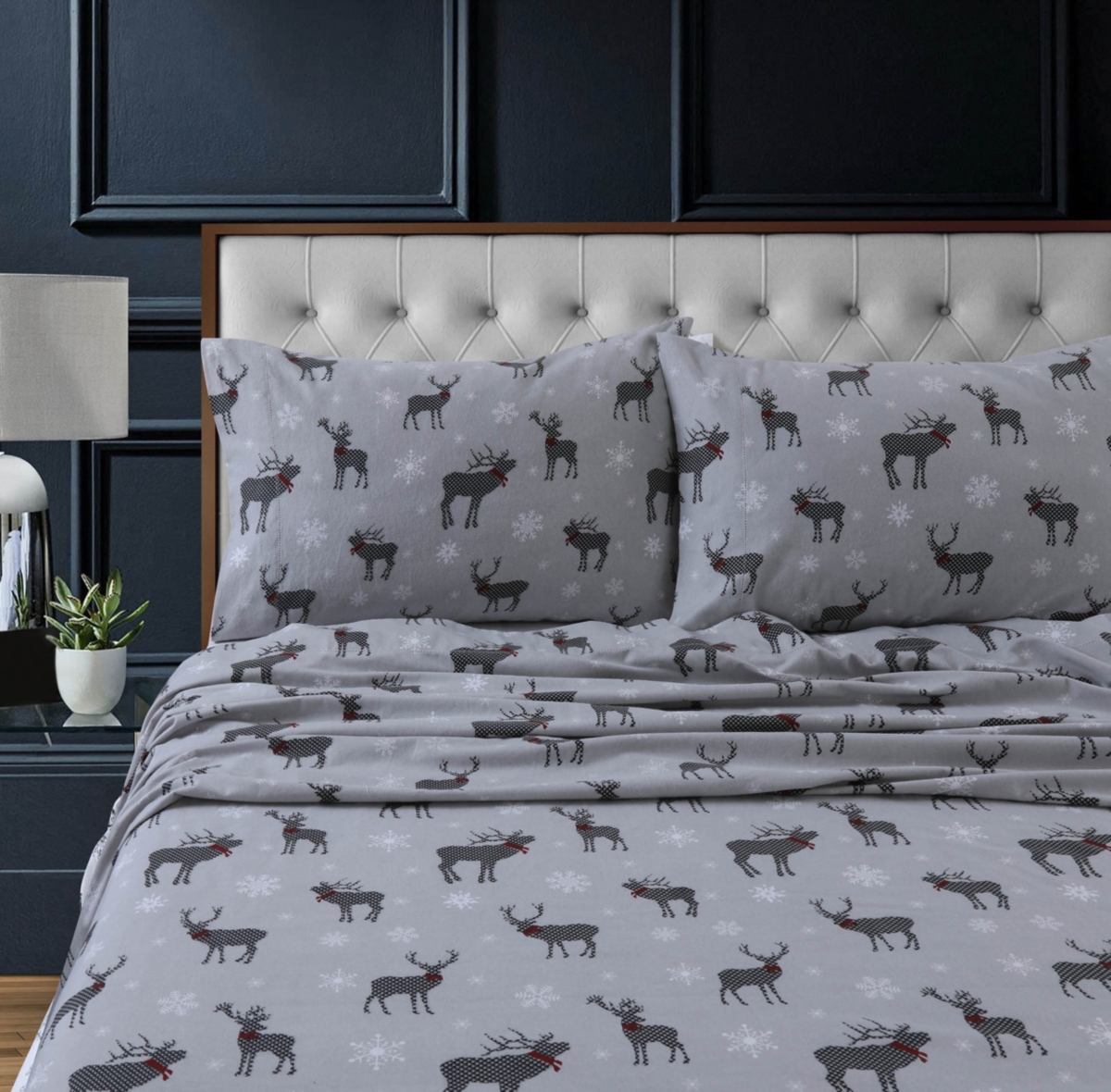 Click here for Tribeca Living Holiday Print Heavyweight Flannel E... prices