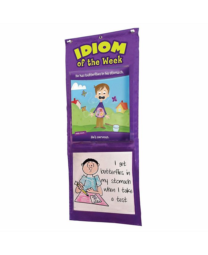 Learning Resources Educational Insights Idiom Of The Week Pocket Chart ...