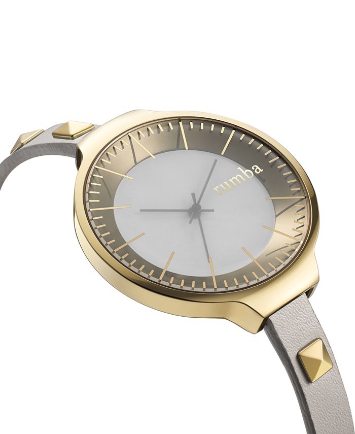 RUMBATIME Orchard Double Wrap Pewter Women's Watch - Macy's