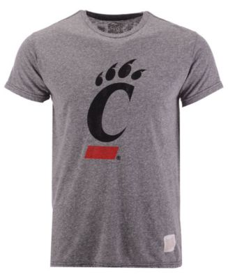 Retro Brand Men's Cincinnati Bearcats Retro Logo Tri-blend T-Shirt - Macy's