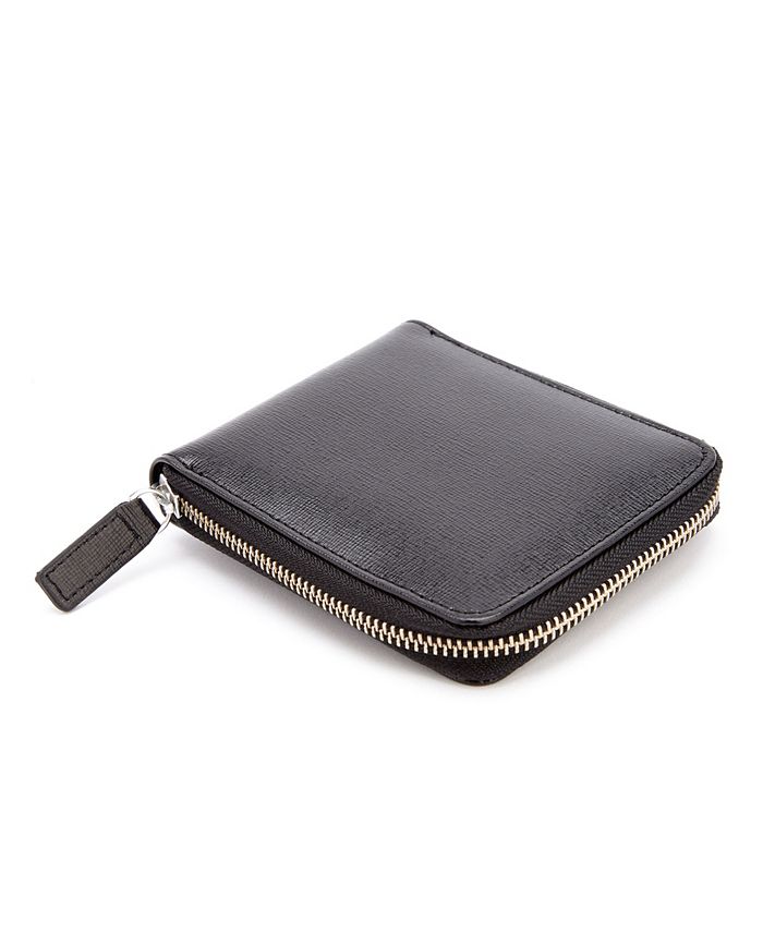 ROYCE New York Royce RFID Blocking Zip Around Wallet in Genuine ...