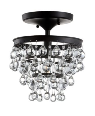 Jonathan Y Toronto Metal or Crystal Led Flush Mount - Macy's