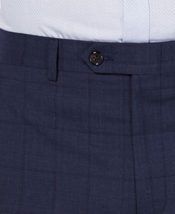 Lauren Ralph Lauren Men's UltraFlex Classic-Fit Windowpane Pants - Macy's