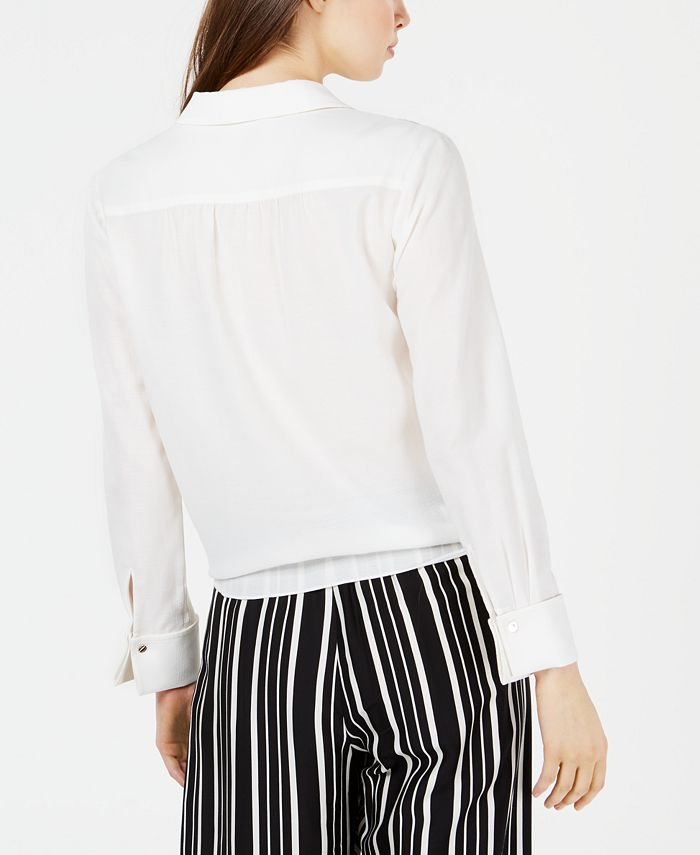 Trina Turk Helinda 2 Tie-Hem Blouse - Macy's