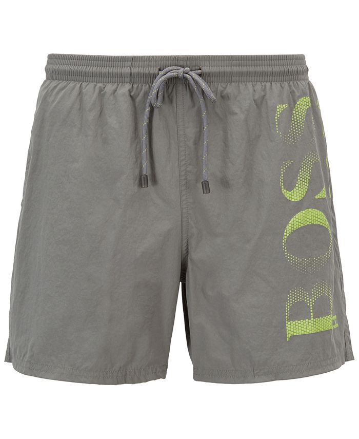Hugo Boss Men's Logo Swim Trunks - Macy's