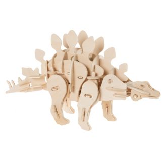 3D Wooden Stegosaurus Puzzle By Hey Play - Dinosaur Toy - Macy's