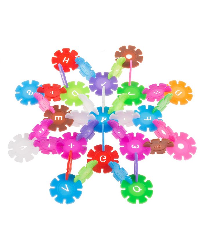 Trademark Global Imagination Flakes, Interlocking Plastic Disc Toy Set ...