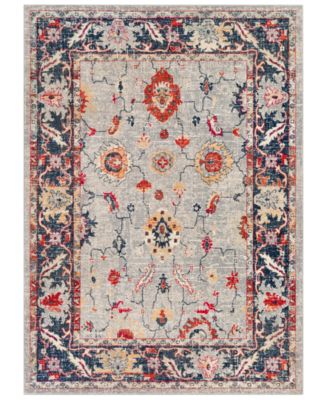 Surya Bohemian BOM-2302 Bright Red 7'10" x 10'3" Area Rug - Macy's