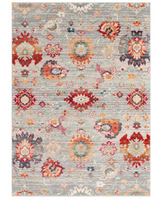 Surya Bohemian BOM-2303 Bright Red 3'11" x 5'7" Area Rug - Macy's
