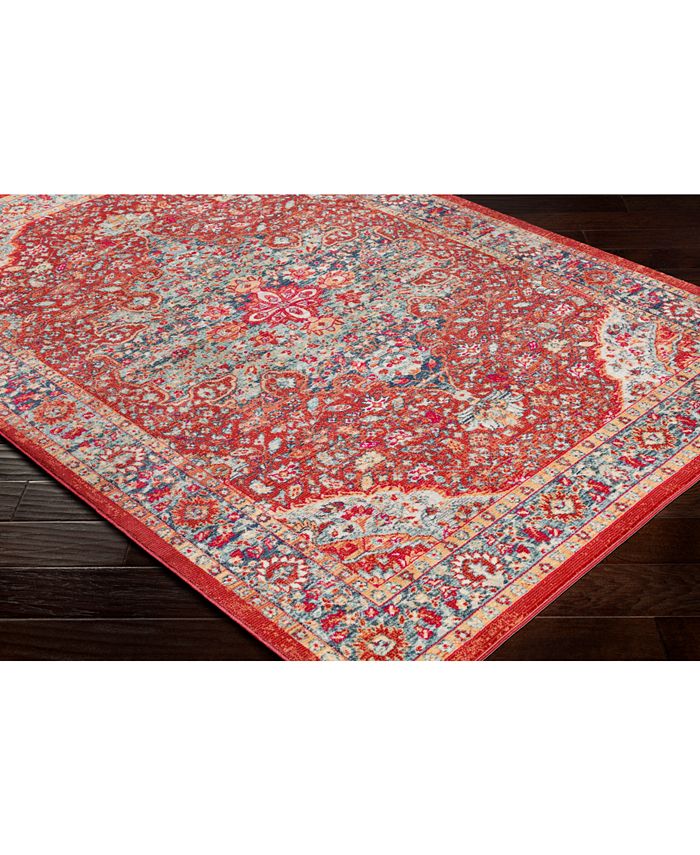Surya Bohemian BOM-2307 Bright Red 5'3" x 7'6" Area Rug & Reviews ...