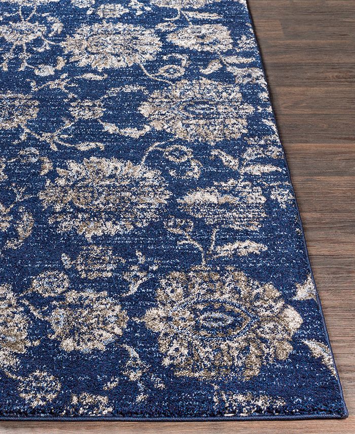 Surya Baylee BYL-1027 Dark Blue 2' x 3'3" Area Rug - Macy's