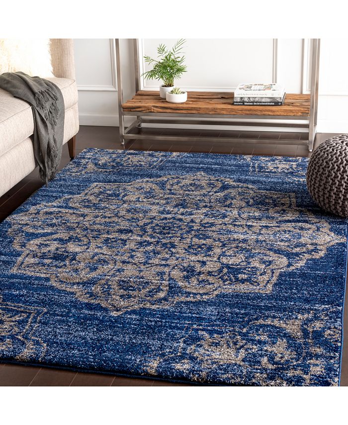 Surya Baylee BYL-1029 Dark Blue 7'10" x 10'10" Area Rug - Macy's
